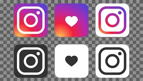 تصویر Png مجموعه آیکون و لوگو اینستاگرام ایران پیک پیکفری