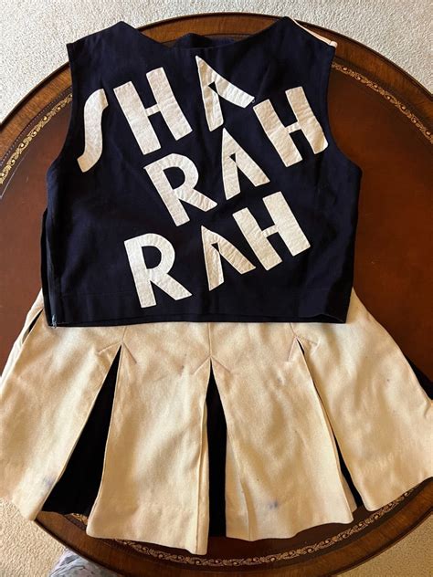 Vintage Wool Cheerleader Outfit Uniform By Jean Lee O Gem