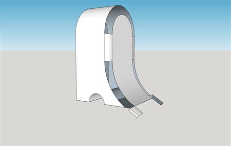Putting A Radius On A Curved Edge SketchUp SketchUp Community