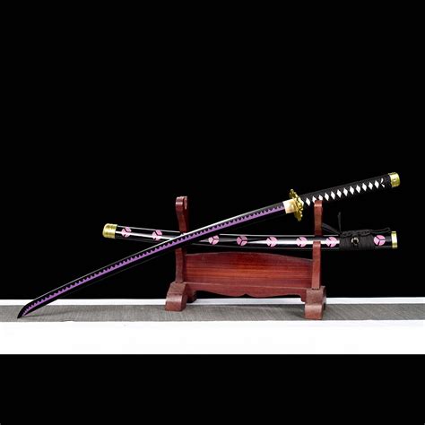 One Piece Roronoa Zoro Shusui Sword With 1060 Carbon Steel Black Full