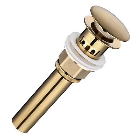 Aquaterior Bathroom Pop Up Drain With Overflow Lavatory Vessel Basin