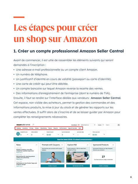 Le Guide Pour Cr Er Un Shop Sur Amazon