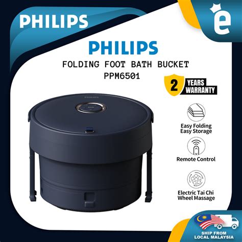 Philips Folding Foot Bath Bucket With Constant Temperature And Remote Control Automatic Foot Spa