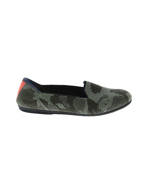 Rothys Camo Color Block Green Flats Size 1 29 Off Thredup