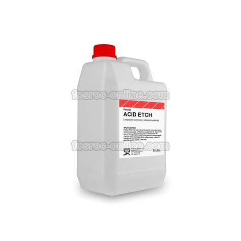 Concrete Remover Cleaning And Etching Agent Fosroc Acid Etch