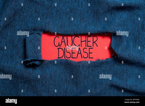 Conceptual Display Gaucher Disease Business Idea Autosomal Recessive
