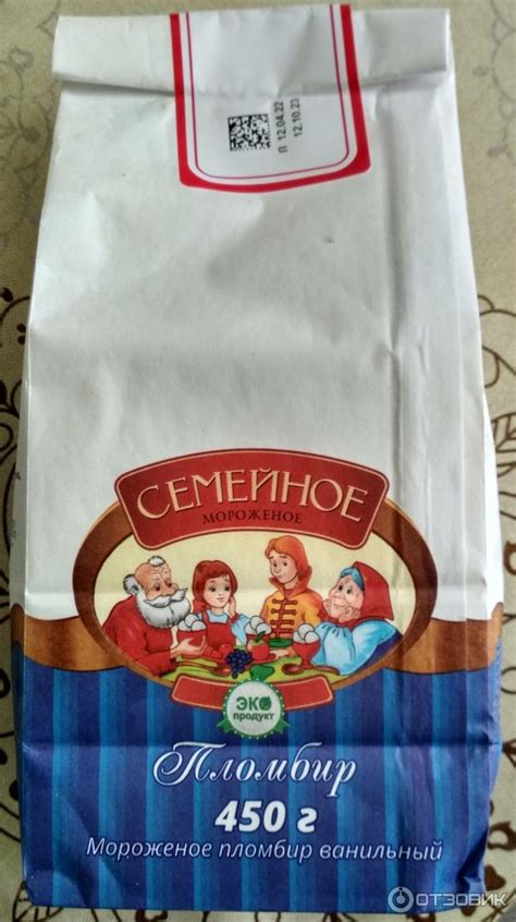 Отзыв о Мороженое Айсберри Семейное Пломбир Хороший пломбир по доступной цене