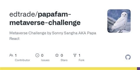 Github Edtradepapafam Metaverse Challenge Metaverse Challenge By