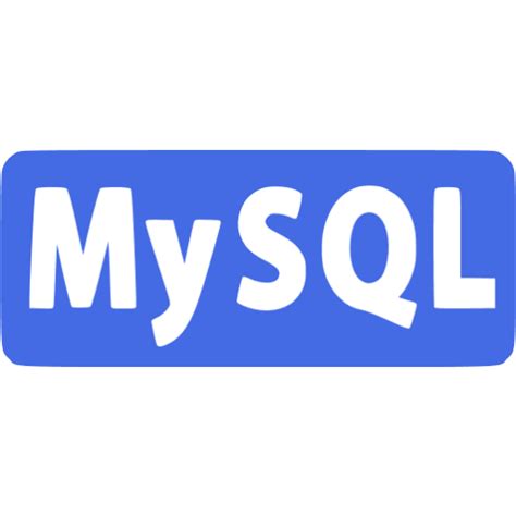 Royal Blue Mysql Icon Free Royal Blue Database Icons