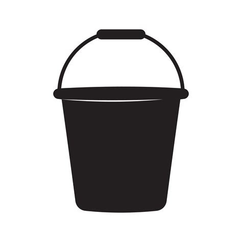 Bucket Icon Isolated Flat Design Vector Illustration 18913999 Vector
