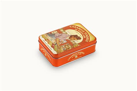 Boite métal 150g Yvonne Caramels tendres au beurre salé La