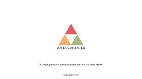 Online Api Document Creator Using Mson Api Documenter