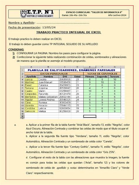 Tp Integral De Excel Pdf Color Tp Integral De Excel Pdf Color