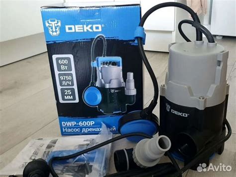 Насос дренажный Deko DWP-600P купить в Красном Селе | Товары для дома и ...