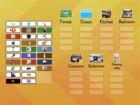 Random Classification Of Things Group Sort