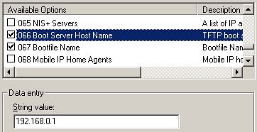 DHCP Configuration Windows Terminal Ware