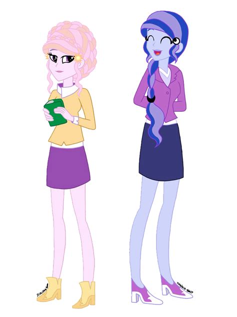 Principal Luna And Vice Principal Celestia By Psshdjndofnsjdkan On