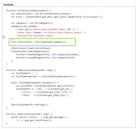 sharepoint addin retrieve list items error colllistitem of undefined