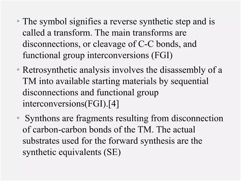 retrosynthes analysis and disconnection approach pptx
