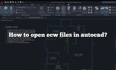 How To Open Ecw Files In Autocad