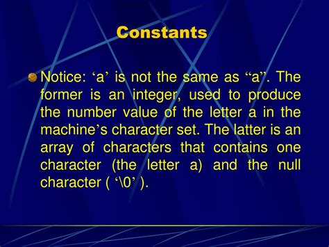 PPT Constants Variables And Data Types PowerPoint Presentation