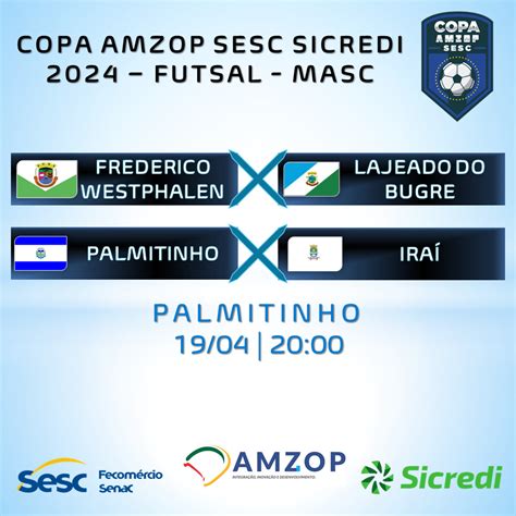 MUNICÍPIO ESTÁ PARTICIPANDO DA COPA AMZOP DE FUTSAL Prefeitura Municipal de Lajeado do Bugre
