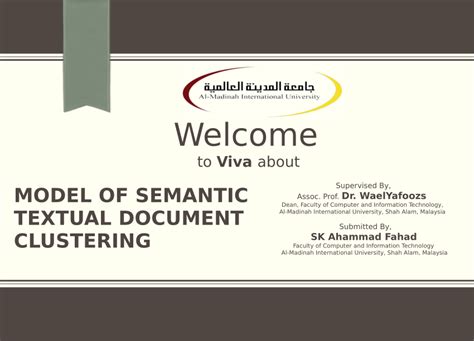 Pdf Model Of Semantic Textual Document Clustering