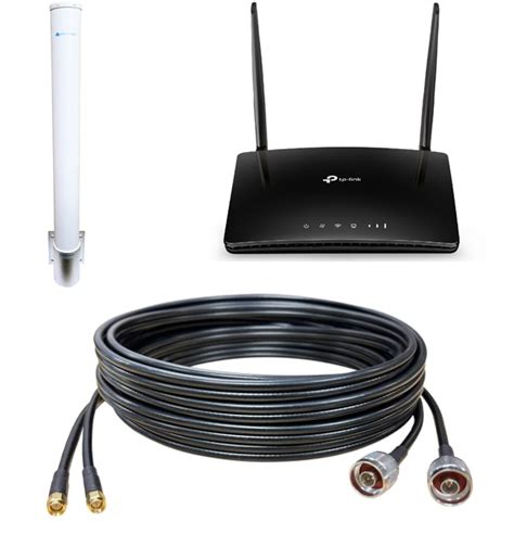 Tp Link Tl Mr6400 Wi Fi Router And 4g Omni Directional Lte Mimo Antenna