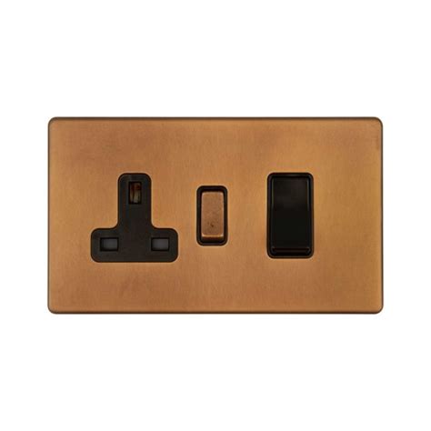 45a Cooker Control Unit Antique Copper Noble