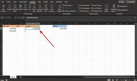 Comment utiliser la fonction JOUR OUVRÉ dans Microsoft Excel