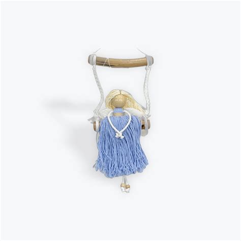 Angel Hanging On Swing Firmins Lane Garden Supplies