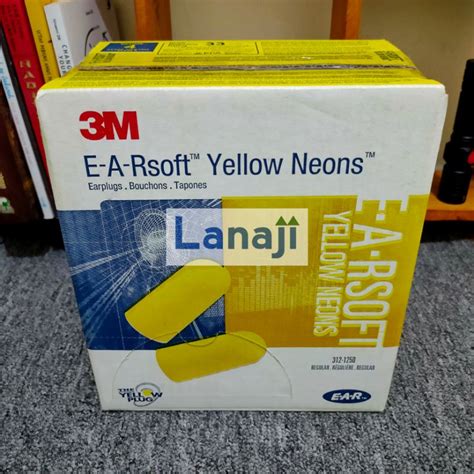 Jual Earplug 3m Box Isi 200 Pasang Pelindung Telinga Earsoft Yellow