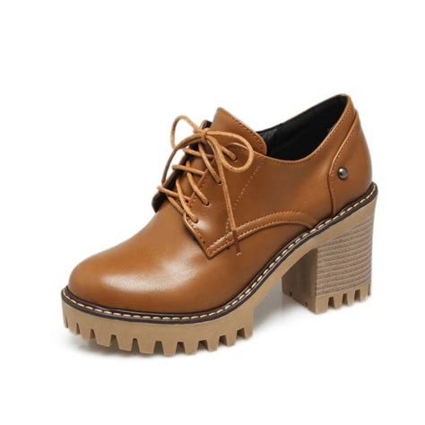 Kobiety Kor Ka Do Góry Gruby Wysokie Obcasy Buty 13283364116 Allegro pl