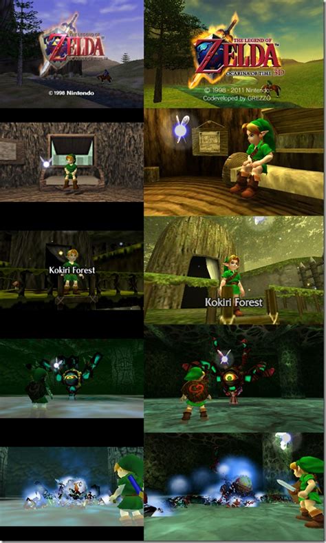 Lets Compare The Legend Of Zelda Ocarina Of Time N64 And 3ds