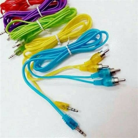 Jual Kabel Aux Audio Double Colokan Cabang 2 In 1 Kabel Input Speaker