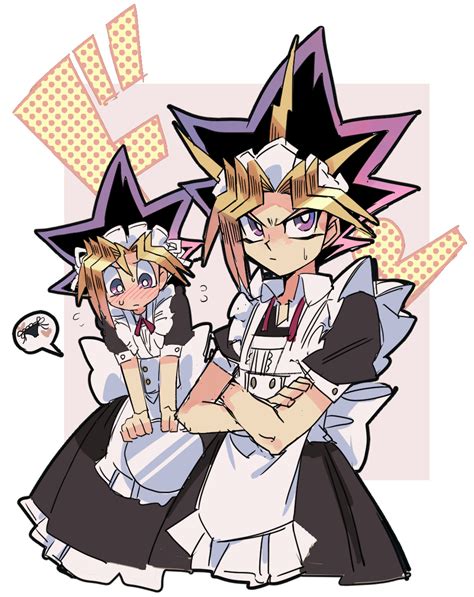 Mutou Yuugi And Yami Yuugi Yu Gi Oh And More Drawn By Shi Shooo Ttt Danbooru