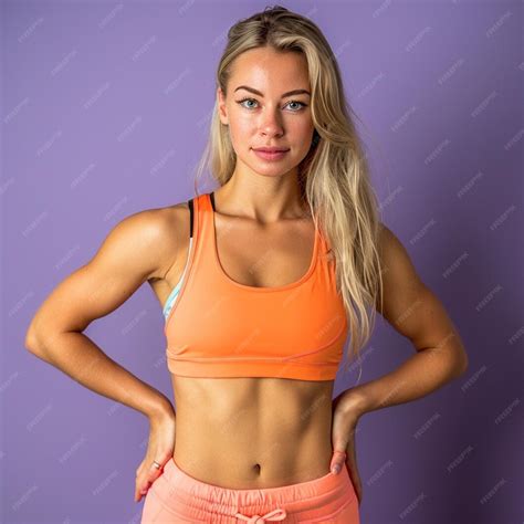 Premium Photo Gym Clothes Strong Muscle Fitness Person Workout In Gym