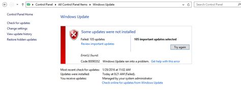 Solved Windows Update Failure On Server 2012 R2 Experts Exchange