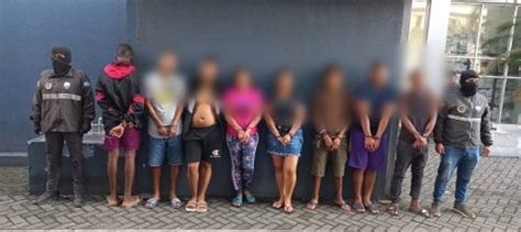 En Yaguachi detienen a ocho presuntos integrantes de Los Águilas
