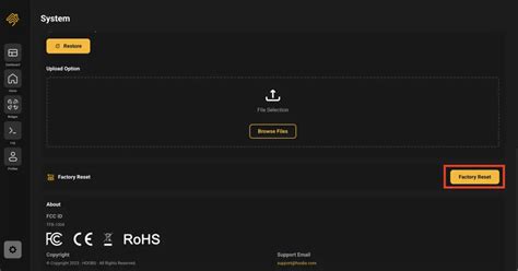 How To Do A Software Factory Reset Hoobs