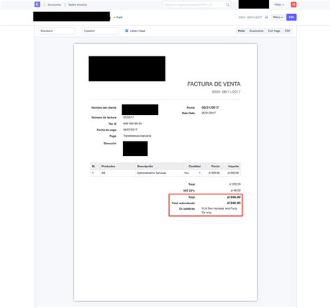Price In Words Bug In Sales Invoice Print Format Bug Frappe Forum