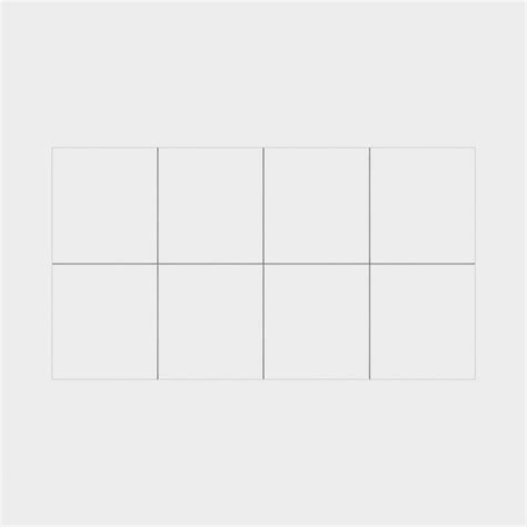 Creative Geometry Rectangle Divided Into Eight Sections