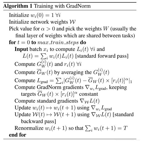 Gradnorm：gradient Normalization For Adaptive Loss Balancing In Deep Multitask Networks，梯度归一化