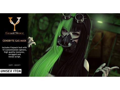 Second Life Marketplace Graal Store Cenobyte Gas Mask