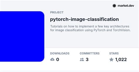 Pytorch Image Classification Ecosystem Directory Marketdev