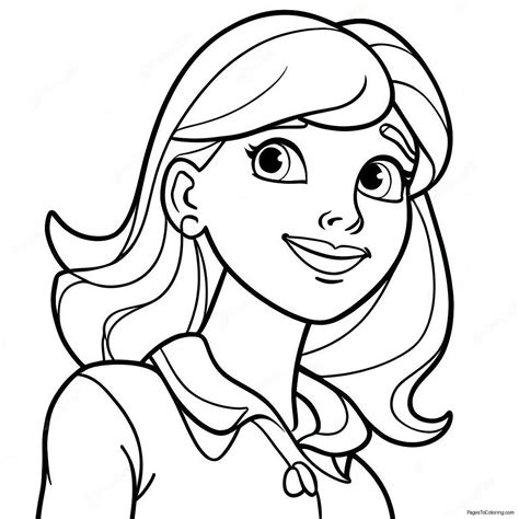 Daphne From Scooby Doo Coloring Page 24033 19457