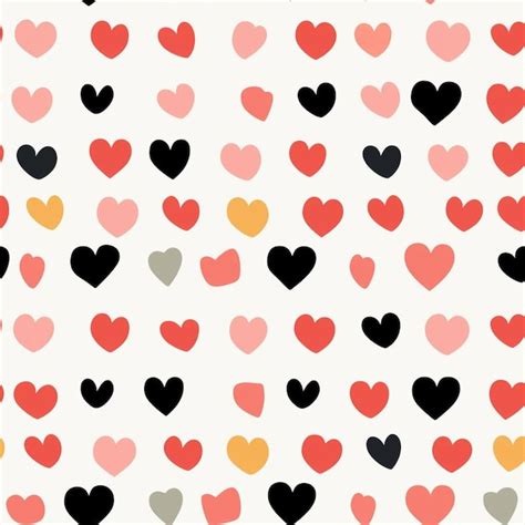 Premium Ai Image A Collection Of Hearts With Different Colors