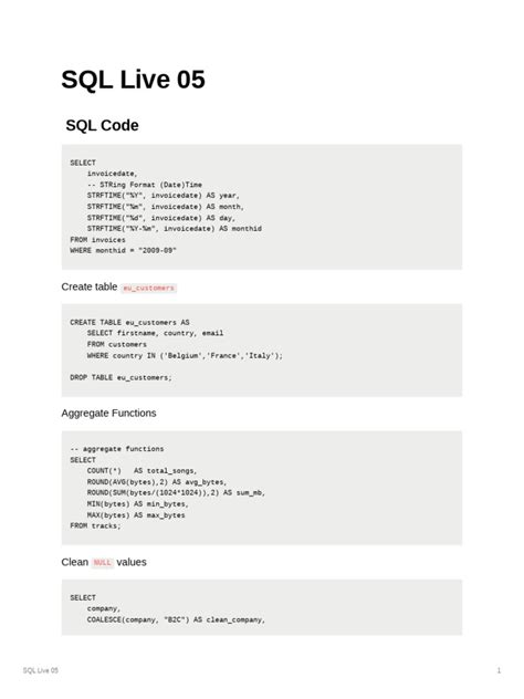 Notion Sql Code Pdf Computer Science Computer Data