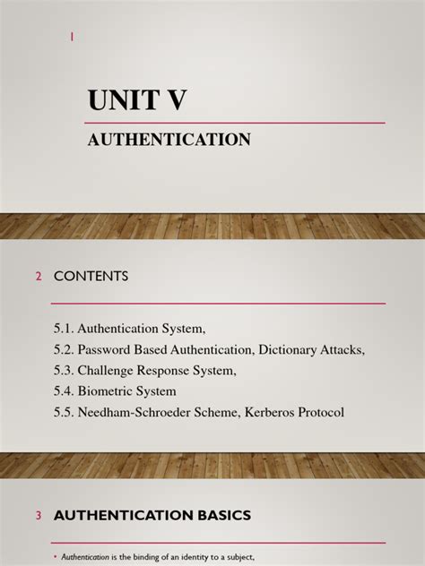 Unit 5 Authentication System Pdf Password Biometrics