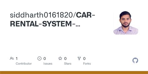 Github Siddharth0161820car Rental System Project Using Java Oops Concept